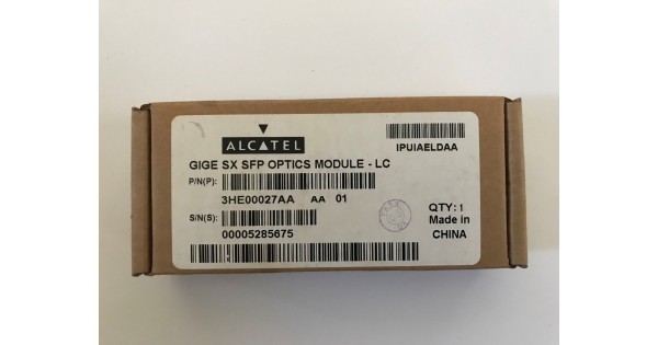 Alcatel 3HE00027AA 1-Port 1000BASE-SX Small Form-Factor Pluggable (SFP ...