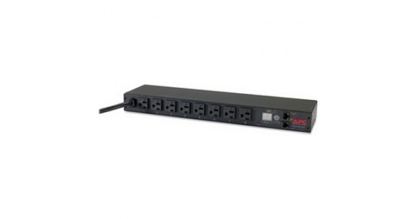 APC AP7801 Rack PDU Metered 1U 20A 120V (8) 5-20s