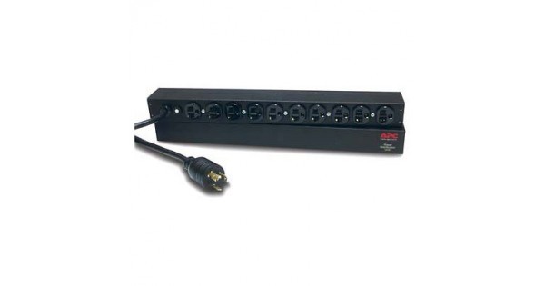 APC AP9564 Basic PDU 120V 20A L5-20P 1U Rack Mount 10x5-20r