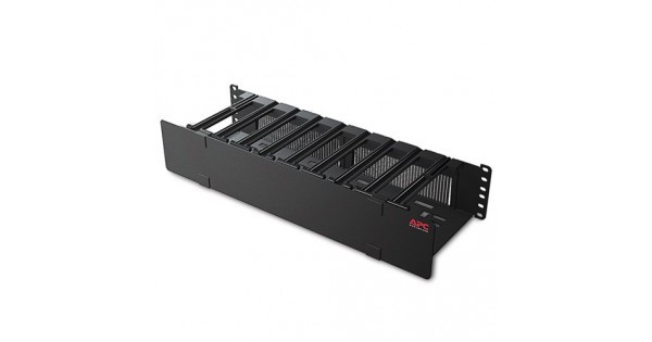 APC AR8603A 2U Horizontal Cable Manager 6 Fingers Top Bottom Tie Down