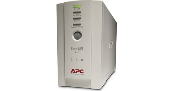 APC BK350 Back-UPS CS 350VA 120V Standby Power / UPS / 6 Outlets