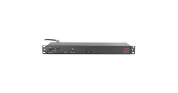 APC NET9RMBLK SurgeArrest 9out Rack Mount 120V Black