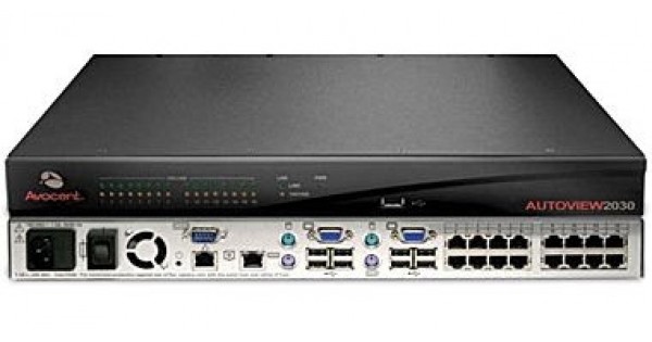 Avocent AV2030-001 16-Port 2-User PS2 USB Autoview KVM Switch with OSD ...