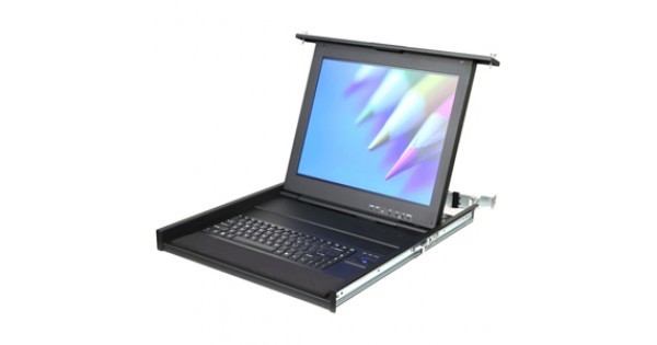 Avocent ECS17KMM-001 1U 17-Inch LCD Console with USB, Touchpad, US ...