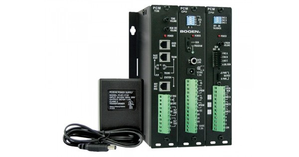 Bogen PCMSYS3 3-Zone Paging System Bundle