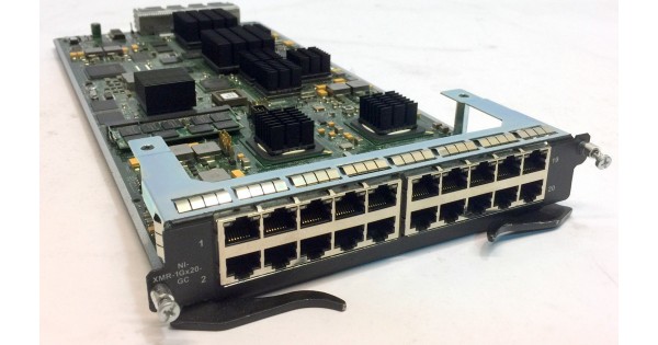 Brocade NI-XMR-1GX20-GC NetIron XMR Series 20-Port 10/100/1000 Copper ...