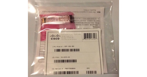 Cisco 10-2415-03 SFP-10G-SR V03 Fiber Network Transceiver Module SFP+