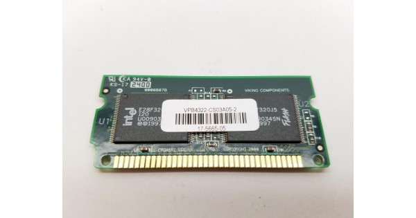 Cisco 17-5665-05 72-Pin 16MB Flash SODIMM Memory Module