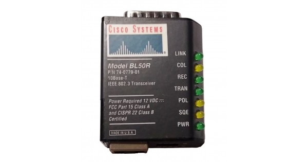 Cisco BL50R 10Base-T to AUI Transceiver Module
