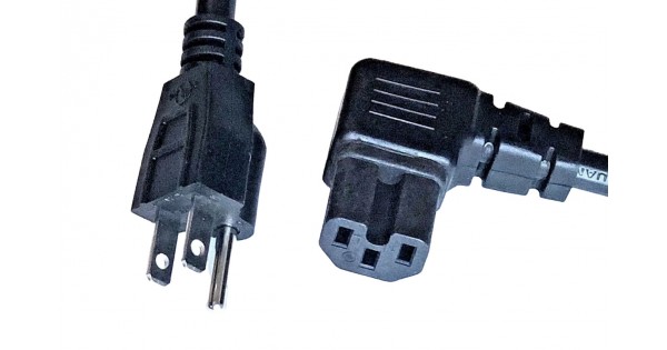 Cisco CAB-AC15A-90L-US Spare 15A AC Power Cord Left-Angle with Notch, US