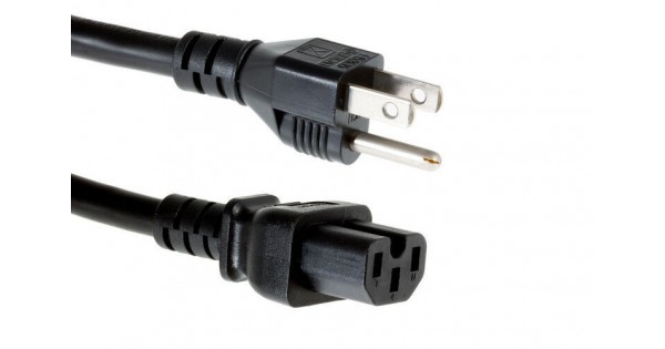Cisco CAB-C15-AC AC Power Cord North America C15 (Notch) to NEMA-5-15P 2.5M Standard