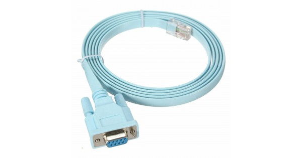 Cisco CAB-CONSOLE-RJ45 6 Ft Cisco Serial Console DB9 Female to RJ45 Male