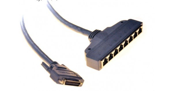 Cisco CAB-DFC-OCTAL-1MF 1 Meter 8x PRI DFC Cable Female RJ45