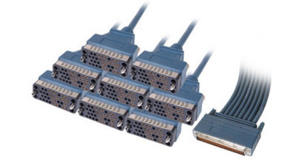Cisco CAB-OCT-V35-FC Octal Cable with DCE Female V.35 Con