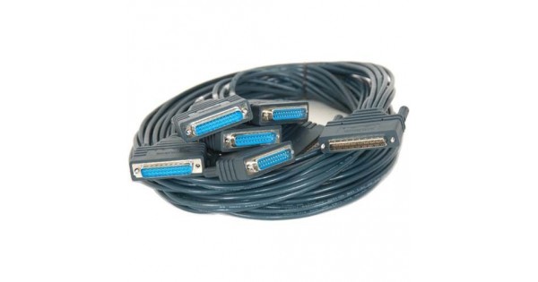 Cisco CAB-OCTAL-MODEM Octal Cable with Male DB25 Connectors