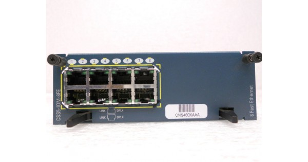Cisco CSS5-IOM-8FE CSS11500 Fast Ethernet IO Switch Module: 8