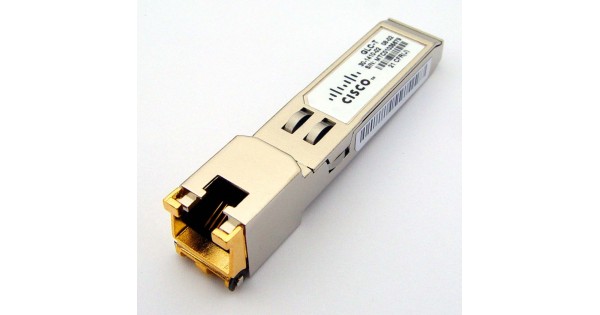 Cisco GLC-T Gigabit Ethernet SFP 1000Base-T Mini-GBIC