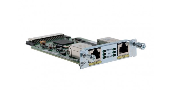Cisco HWIC-2FE 2-Port 10/100 High-Speed WAN Interface Card