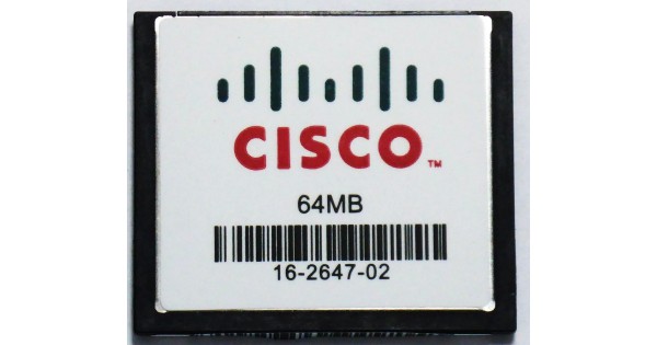 Cisco MEM1800-64CF 64MB Compact Flash Card for Cisco 1800 Series ...