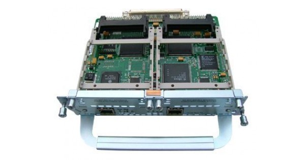 Cisco NM-2FE2W 2x 10/100 Ethernet 2 WAN Card Slot Network Module