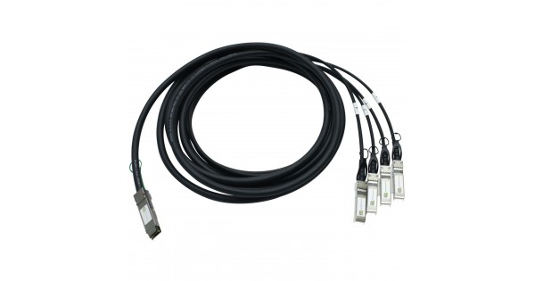 Cisco QSFP-4X10G-AC10M 10-Meter QSFP 50GBase-CR4 to 4x SFP 10GBase-CU ...