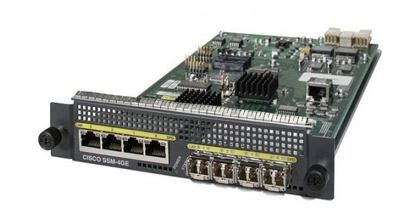 Cisco SSM-4GE ASA 5500 / IPS 4200 4-Port Gigabit Ethernet SSM RJ-45+SFP ...