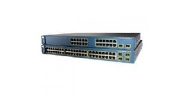 Cisco WS-C3560-24TS-E Catalyst 3560 24-Port 10/100 Ethernet Switch + 2 ...