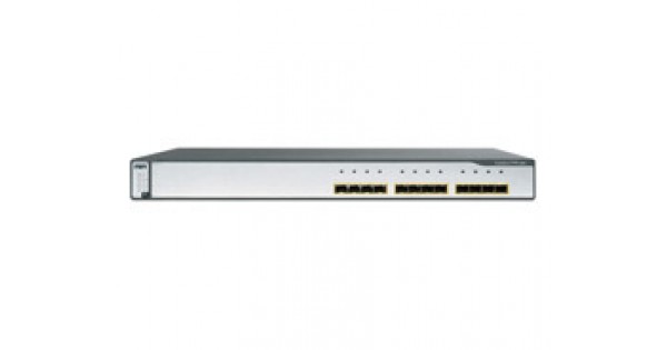 Cisco WS-C3750G-12S-SD Catalyst 3750G 12-Port SFP Standard with DC ...