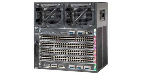 Cisco WS-C4506E-S6L-1300 4506E CHAS2 24G Poep Line-Cards SUP6L-E 1300W ...