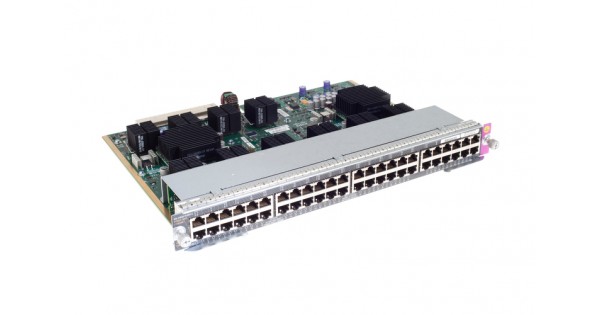 Cisco WS-X4648-RJ45V-E Catalyst 4500 48-Port PoE Gigabit Ethernet ...