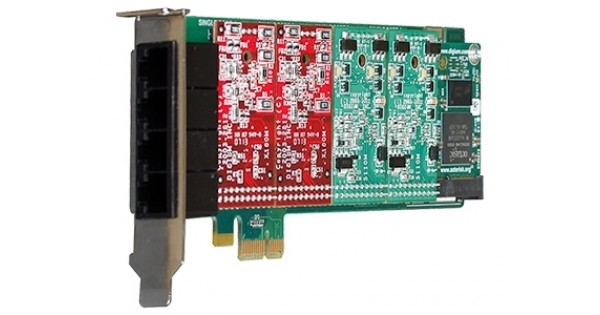 Digium 1A4B00F A4B00F Base FXS / FXO PCIe Card