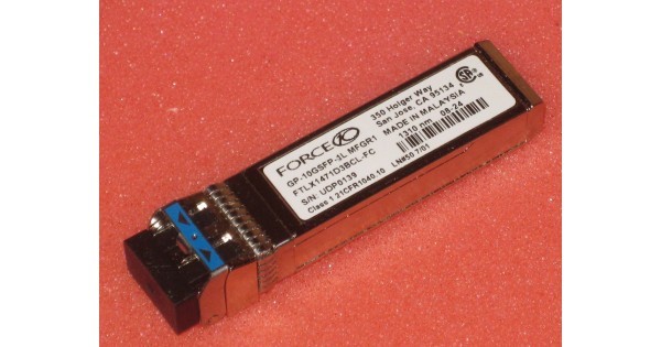 Force10 Networks GP-10GSFP-1L 10GB SFP+ LR 10KM 1310NM Transceiver ...