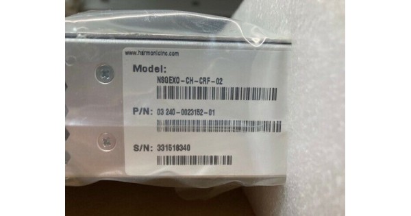 Harmonic NSGEXO-CH-CRF NSG Exo Indoor Chassis, 1U, AC, Combined US/DS ...