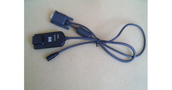 HP 373035-B21 KVM Cat5 Cable with Power Supply, Serial Interface ...