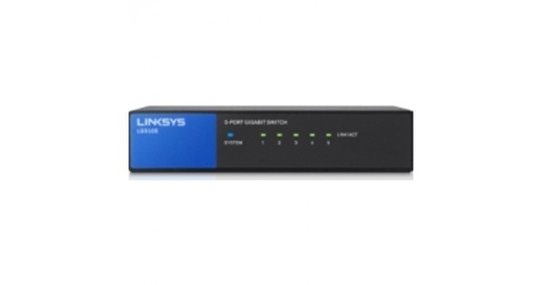 Linksys LGS105 5-Port Desktop Gigabit Switch
