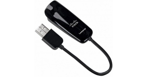 Linksys USB300M Cisco USB to Ethernet Adapter, USB 2.0 to RJ45