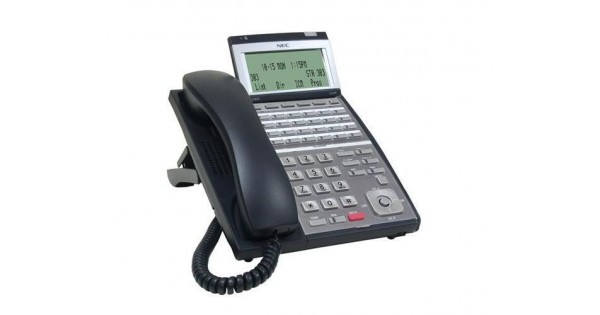 NEC IP3NA-24TXH UX5000 Black 24-Button Phone Telephone