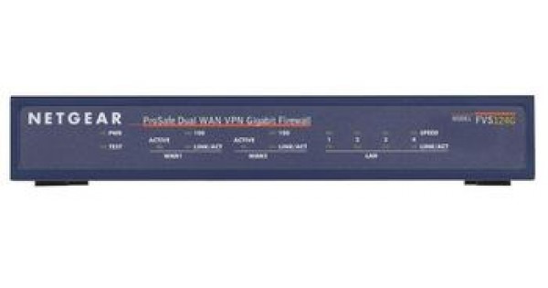 Netgear FVS124G ProSafe (FVS124GNA) Router ProSafe Dual Gigabit Firewall