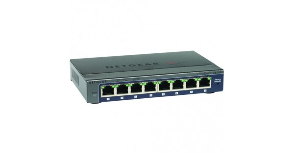 Netgear GS108E-300NAS ProSafe Plus GS108E Ethernet Switch, 8 Ports, 10 ...