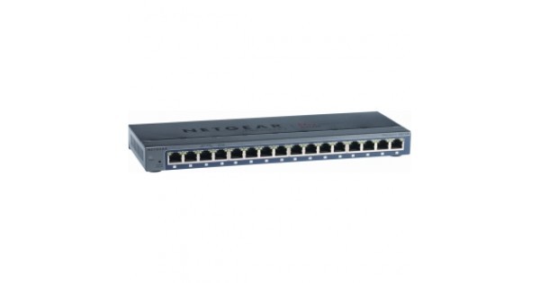 Netgear GS116E-100NAS ProSafe Plus 16-Port Desktop Gigabit Switch