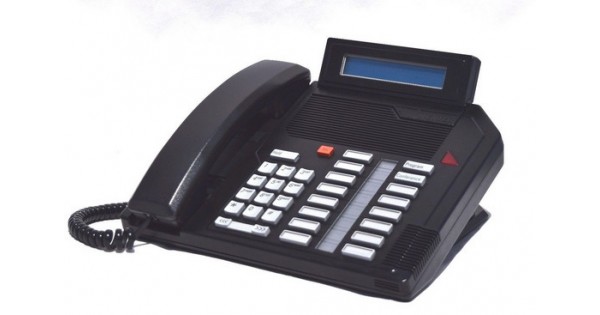 Nortel M5316 Aastra Meridian M5316 (NT4X42CA) Black Phone with Power Supply