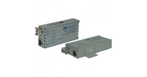 Omnitron 1239-0-1 miConverter 10/100/1000Base-T RJ45 to 1000Base-X SFP Option US Pwr