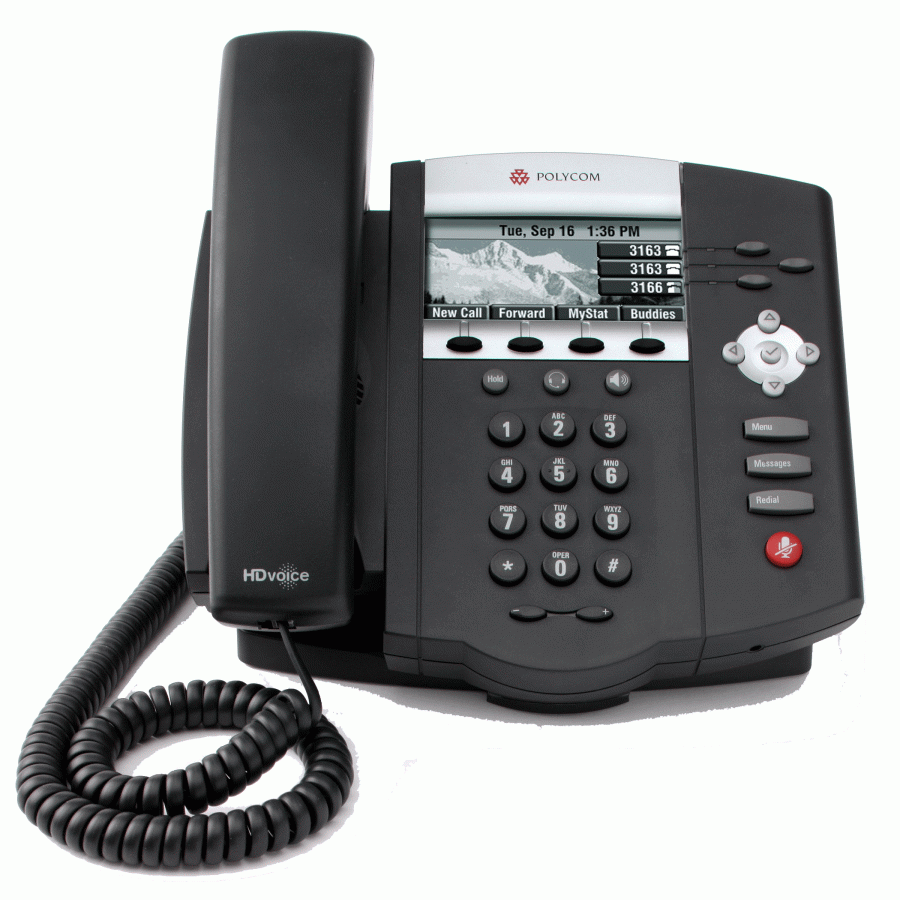 Polycom 2200-12450-025 SoundPoint IP 450 SIP VoIP Phone