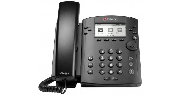 Polycom 2201-46161-001 VVX310, Business Class VoIP Phone, 6-Line ...