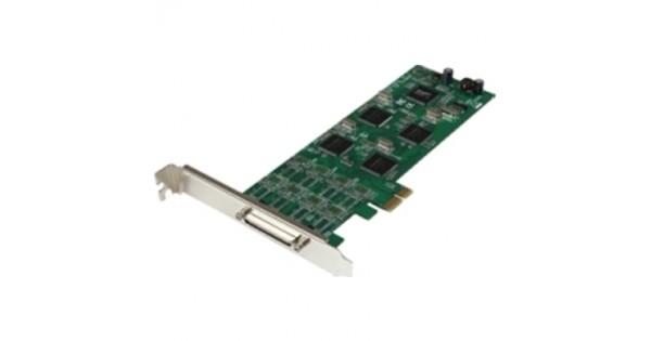 StarTech PEX8S1052 8-Port PCIe RS232 Serial Card Adapter with Breakout ...