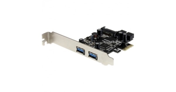 StarTech PEXUSB3S2E2I 4-Port USB 3.0 PCIe Controller Card with SATA Power