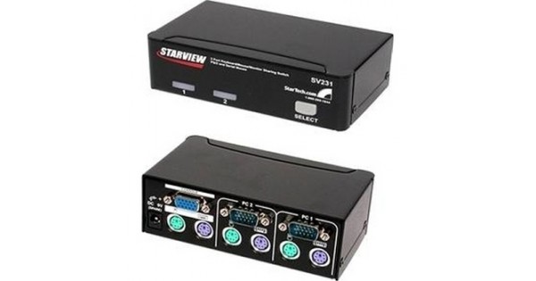 StarTech SV231 2-Port Reliable Starview KVM CPU Switch