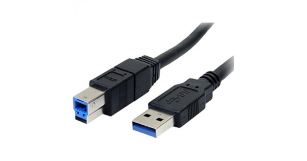 StarTech USB3SAB6BK 6-Foot Black USB Super Speed USB 3.0 Cable A to B M/m