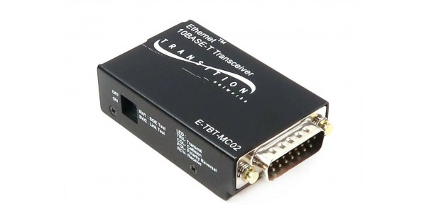 Transition Networks E-TBT-MC02 AUI to 10Base-T Transceiver