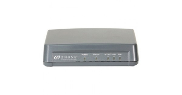 Zhone 6381-A5-200 ADSL2+/R Ethernet PRT CPE Bridge / Router with USB ...